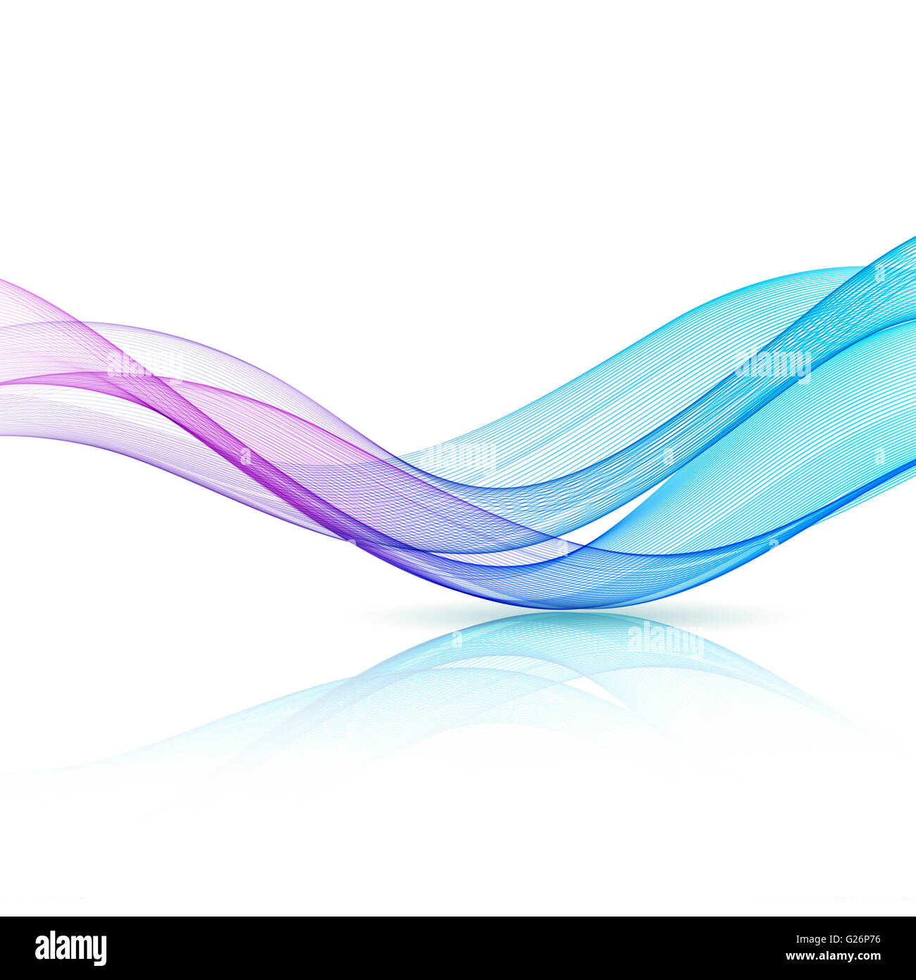 Abstract blue and purple color wave design element. Blue and purple wave Stock Photo - Alamy