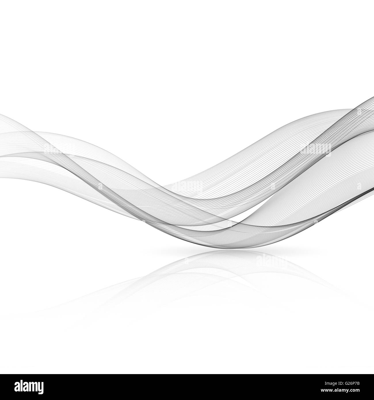 Abstract gray color wave design element. Gray wave. Gray smoke wavy ...