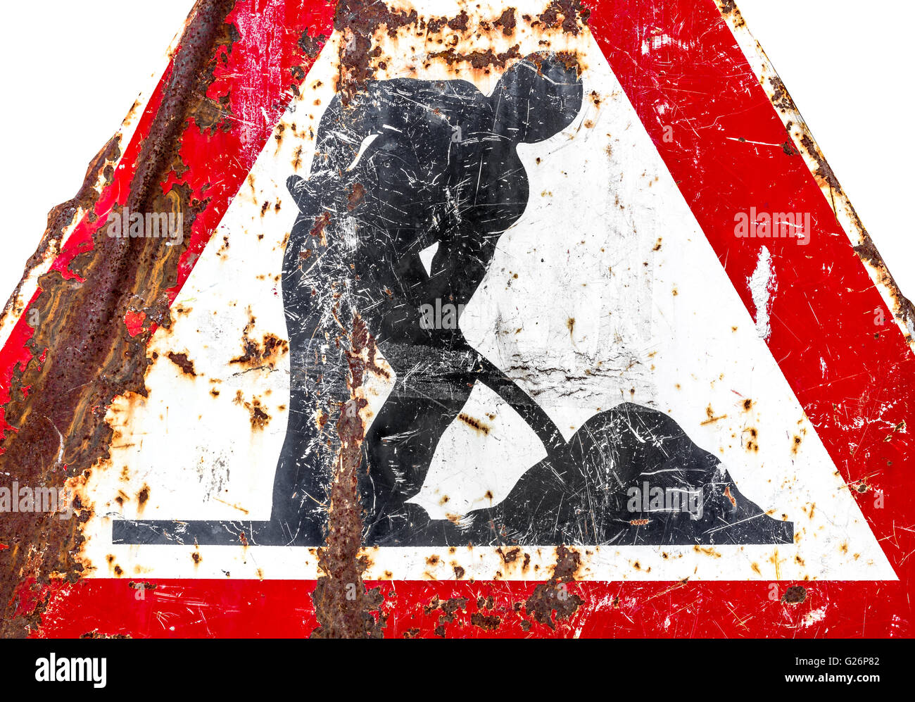 Work in progress road sign hi-res stock photography and images - Alamy