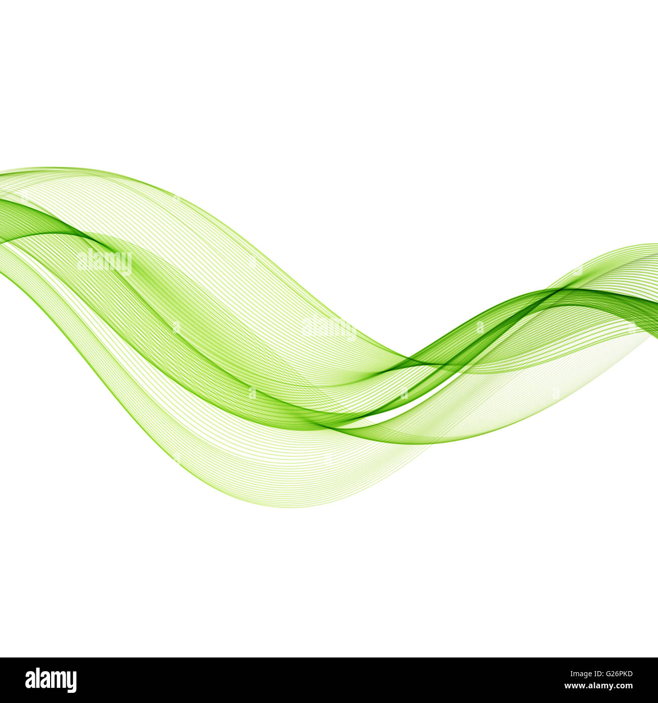 Light green smooth wavy lines hi-res stock photography and images - Alamy