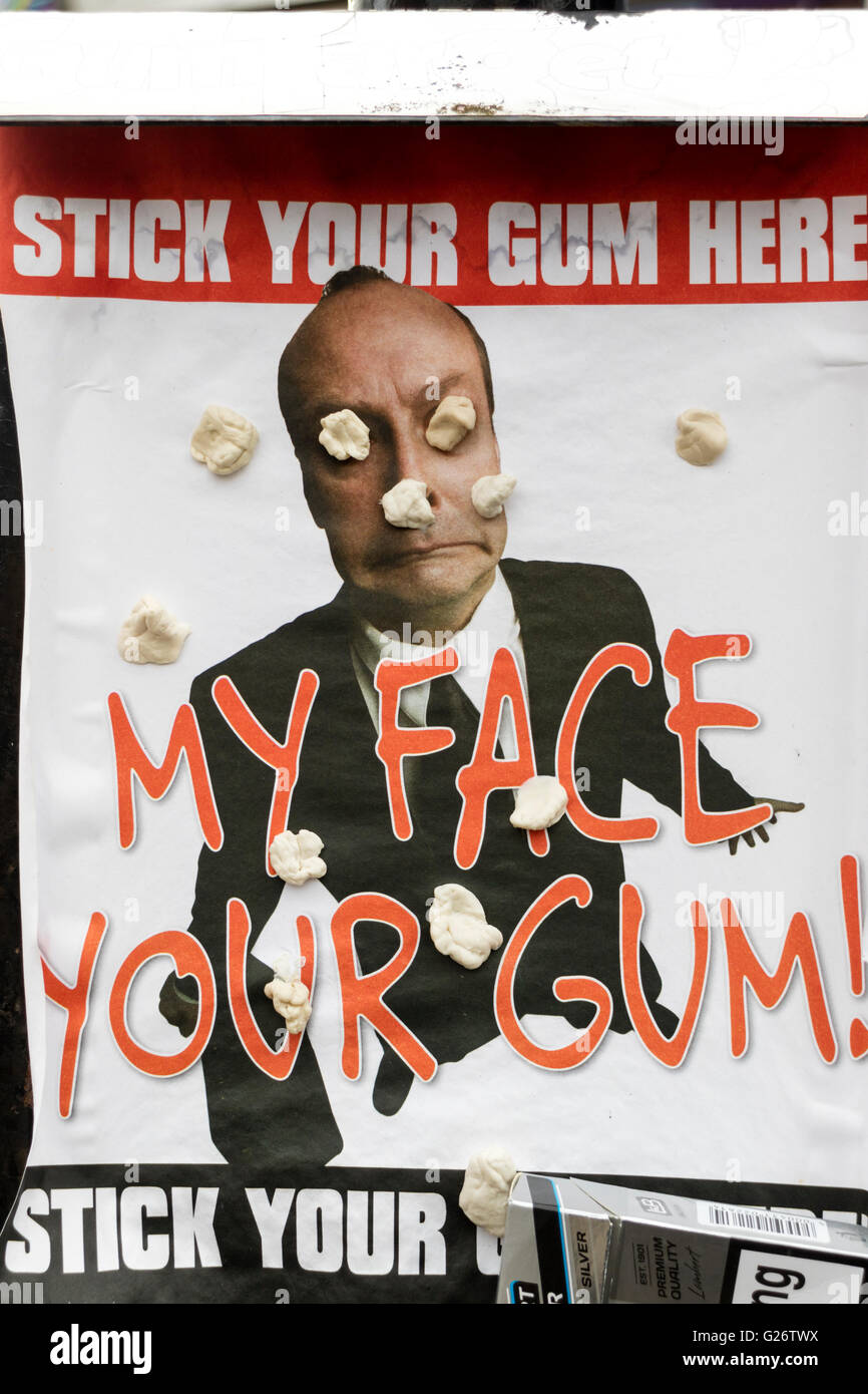 Poster stick hi-res stock photography and images - Alamy