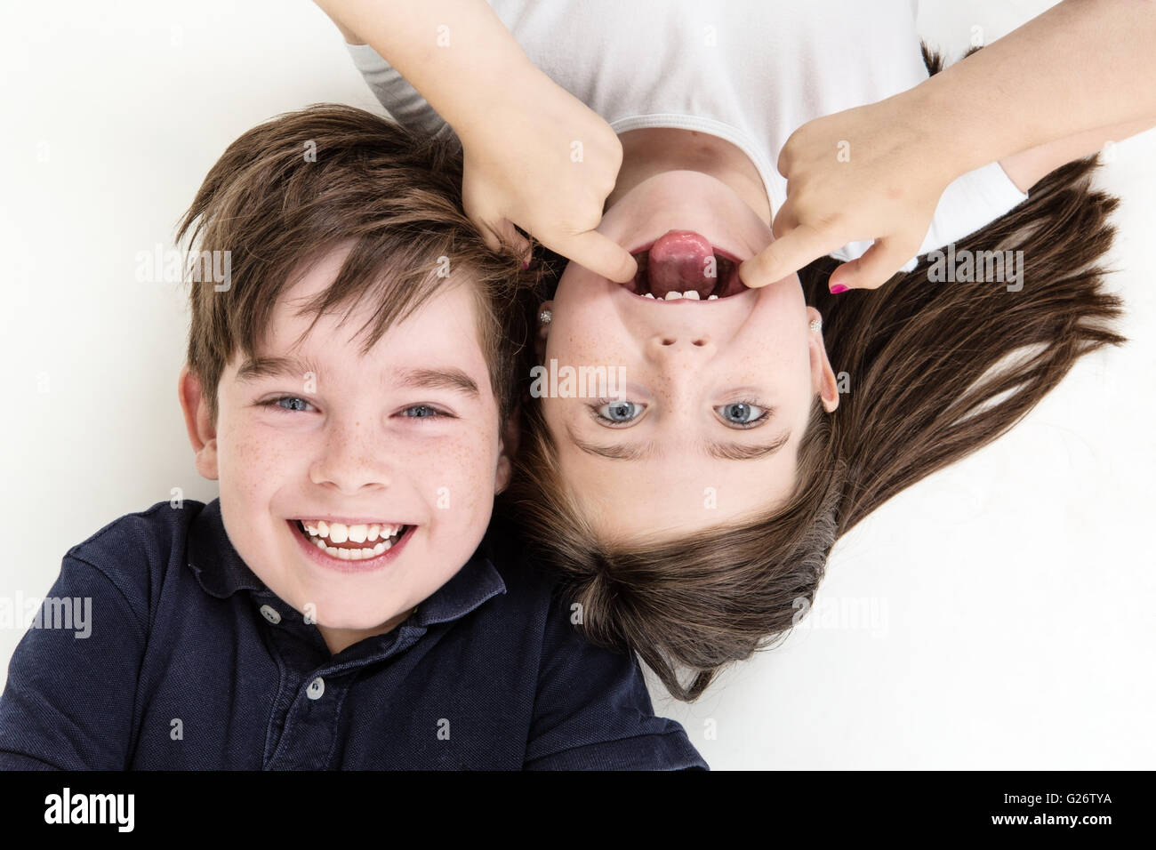 Kid pulling face High Resolution Stock Photography and Images - Alamy