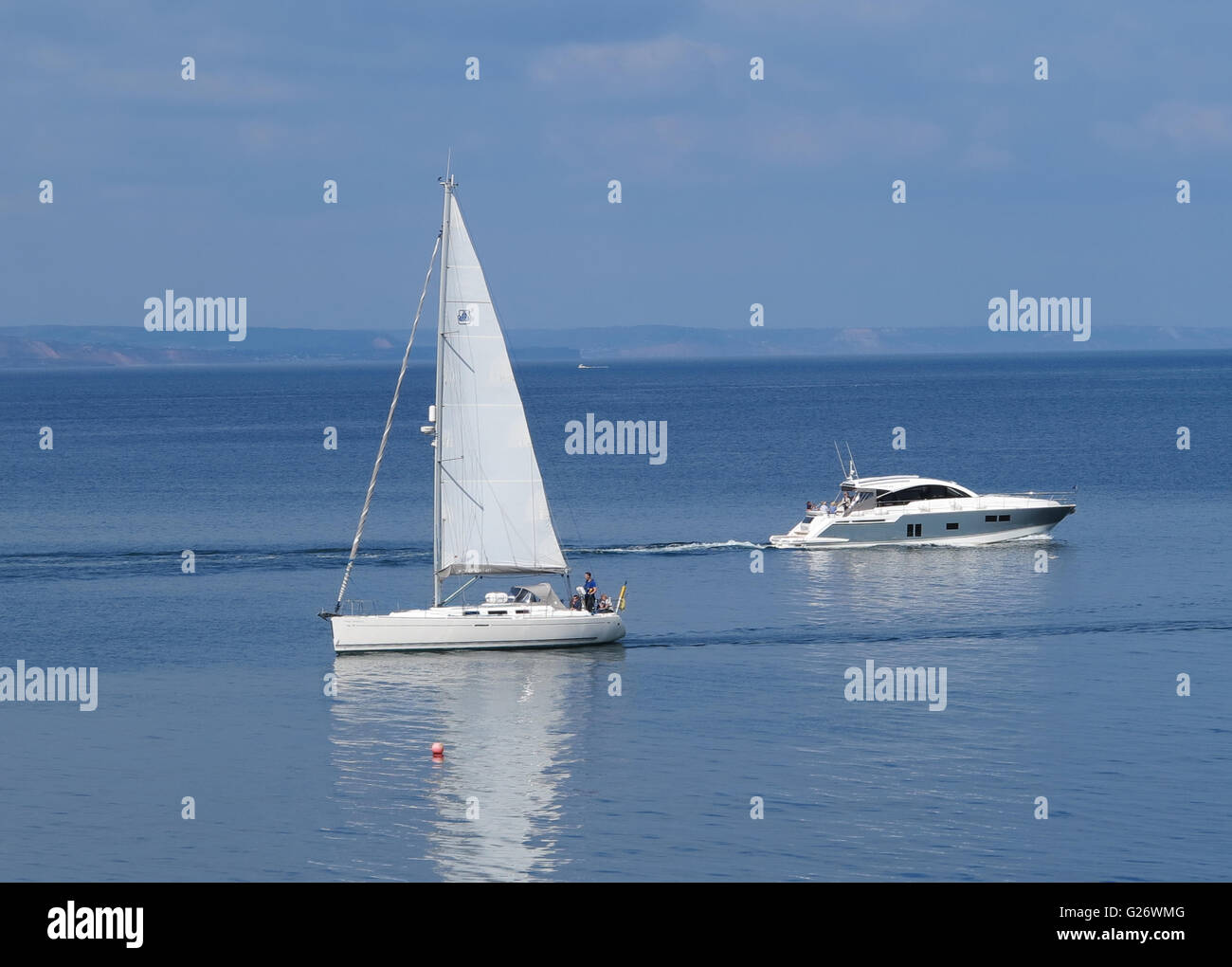 sail and power Stock Photo - Alamy