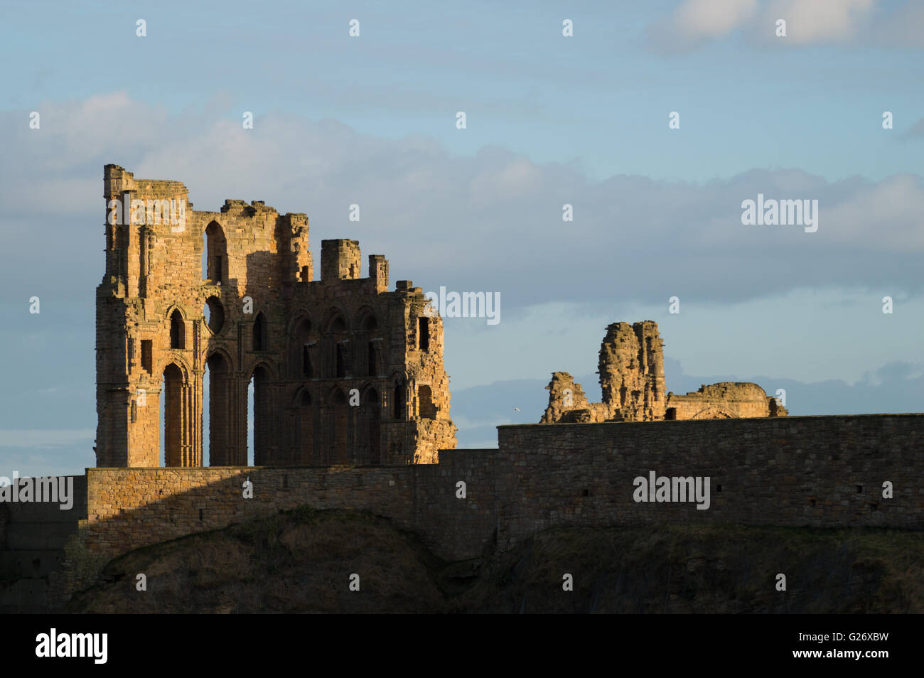 Tynemouth Priory and Castle Stock Photo - Alamy
