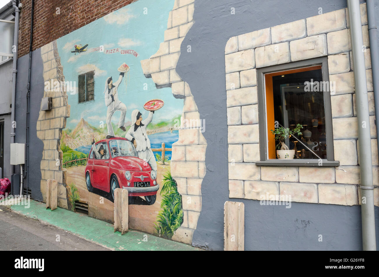 Italian Restaurant Murals