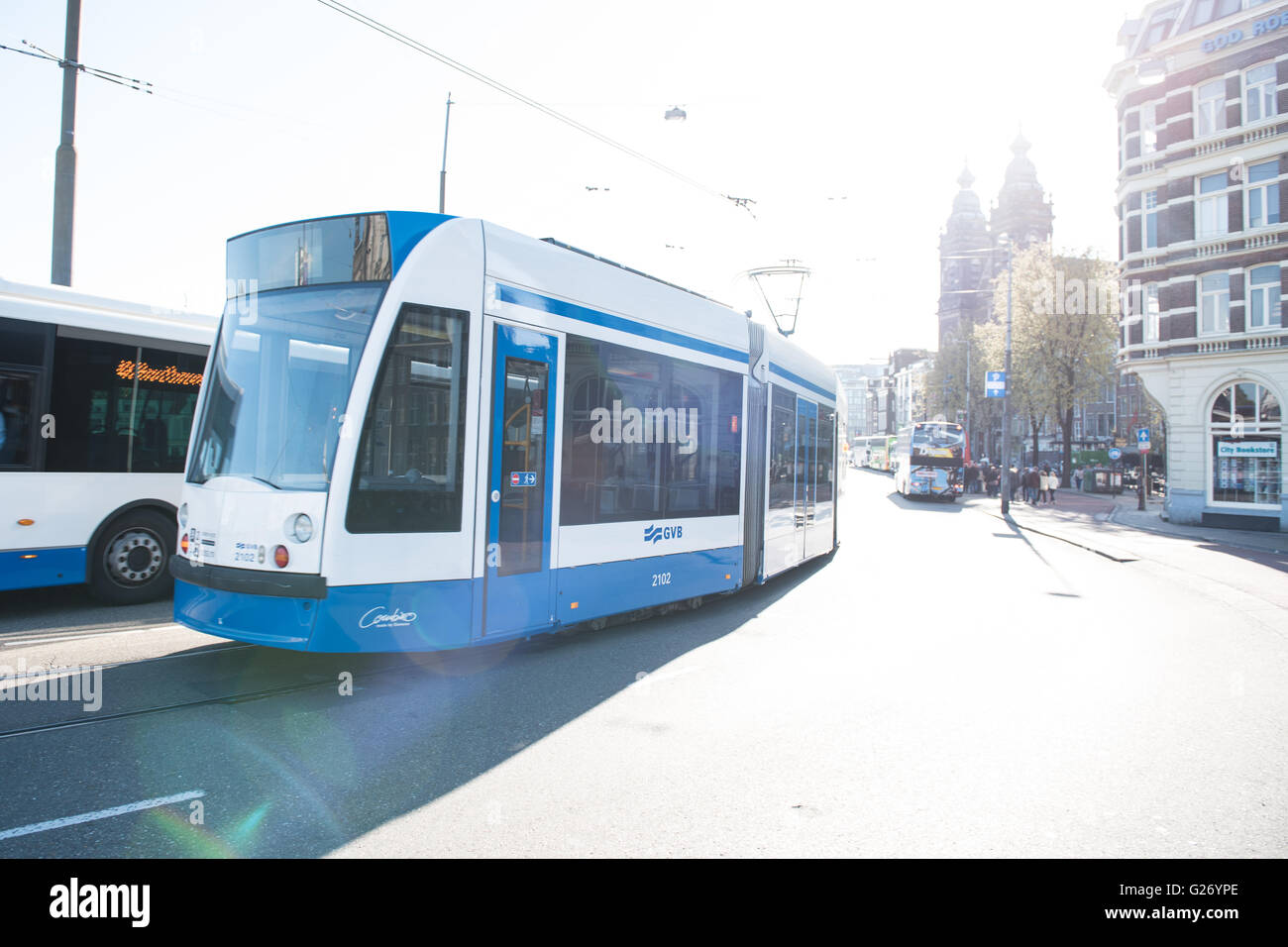 Tram an bus hi-res stock photography and images - Alamy