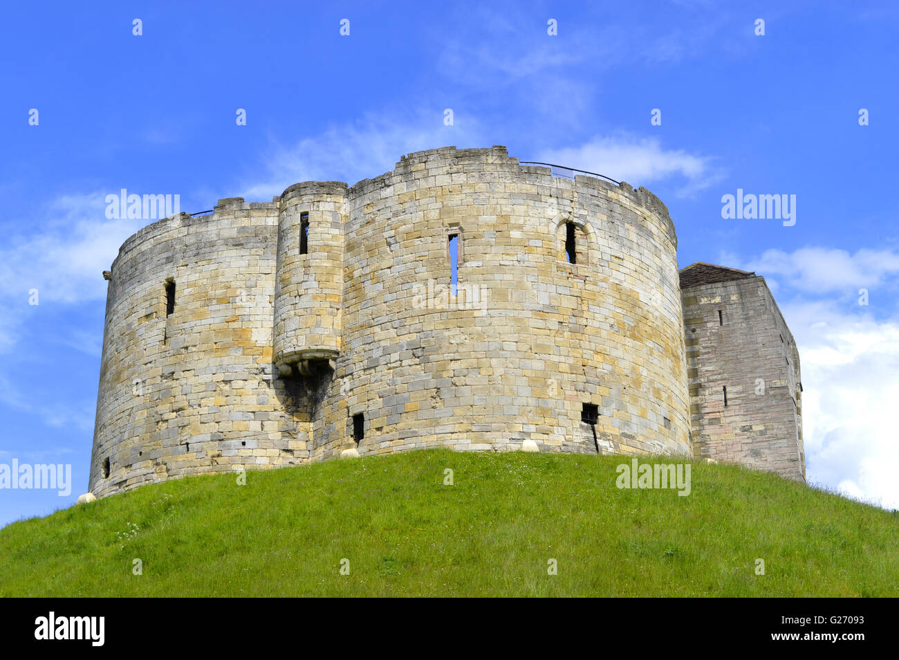 The historical York Castle in the city of York commonly referred to as ...