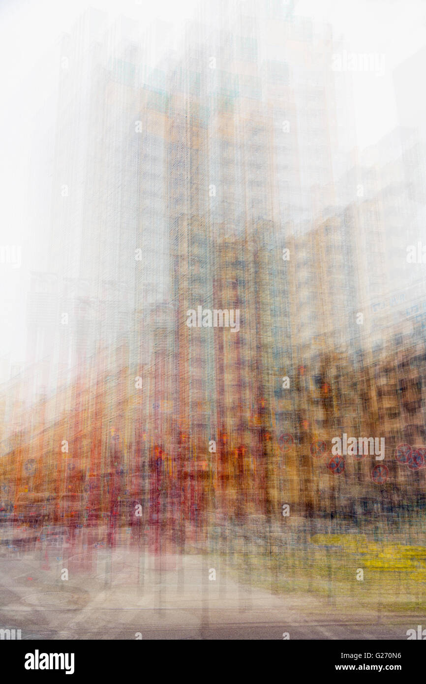 double exposure background of a skyscraper Stock Photo - Alamy