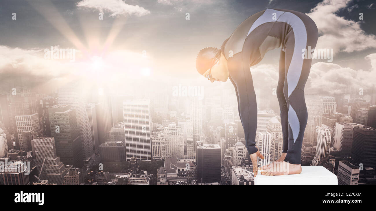 Dive pose hi-res stock photography and images - Alamy