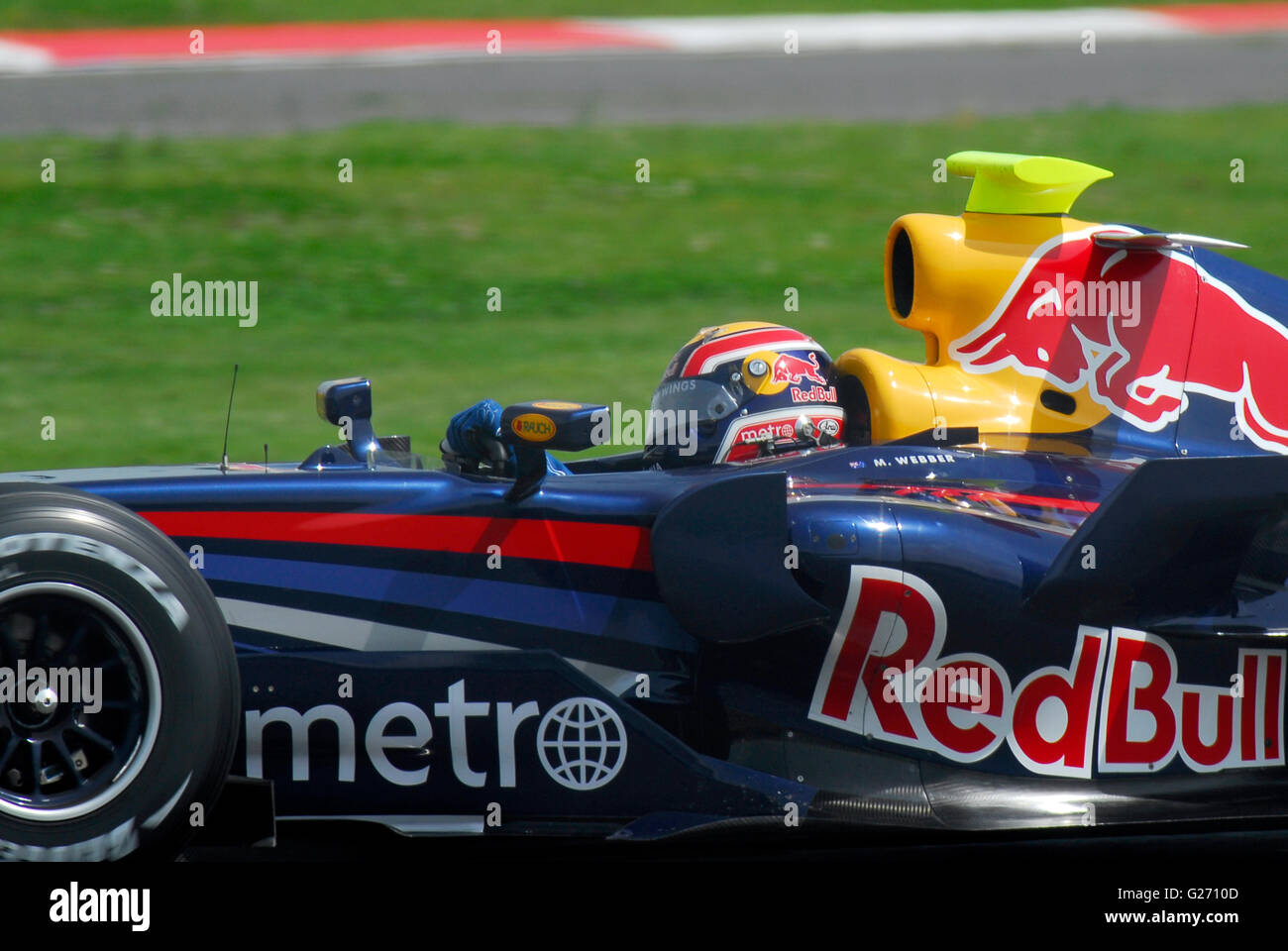 Red bull racing mark webber hi-res stock photography and images - Alamy