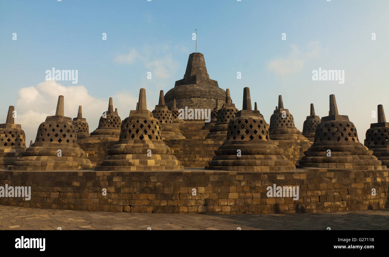 Borobudur Temple, Java island, Indonesia Stock Photo - Alamy