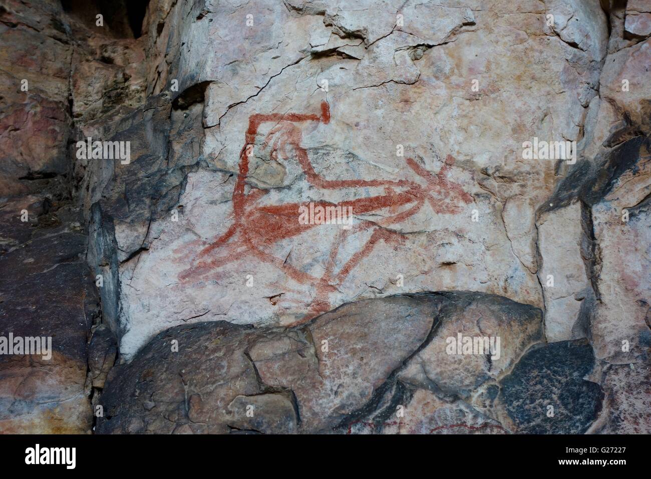 Ancient Aboriginal cave paintings known as 'rock art' found at Mount ...