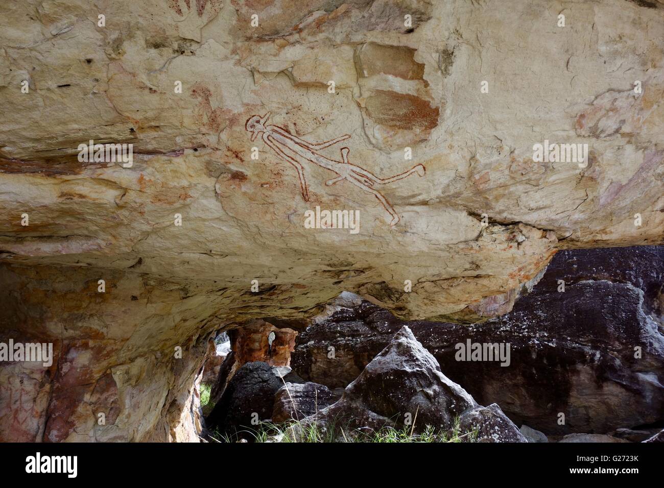 Ancient Aboriginal cave paintings known as 'rock art' found at Mount ...