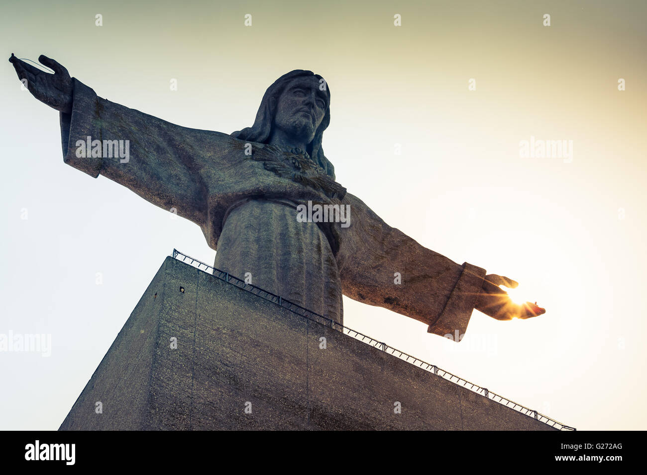 Jesus Christ monument in Lisbon - Portugal Stock Photo - Alamy