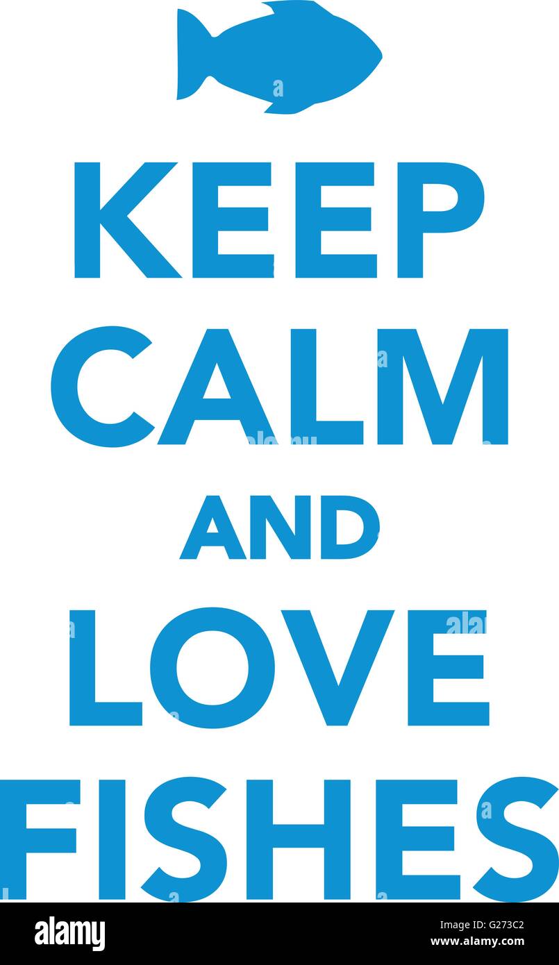 Keep the fish Stock Vector Images - Alamy