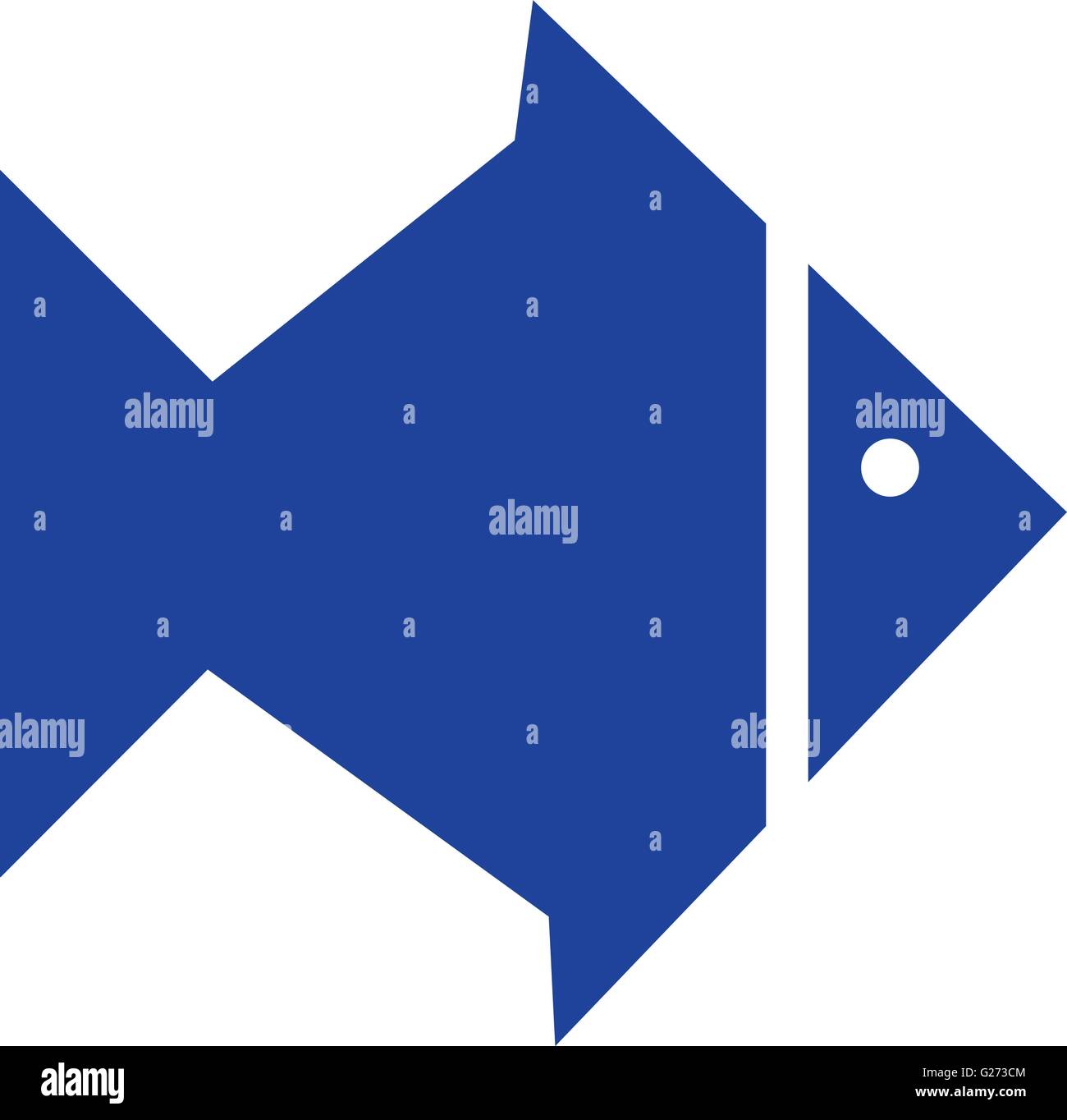 Squared pictogram of a fish Stock Vector Image & Art - Alamy