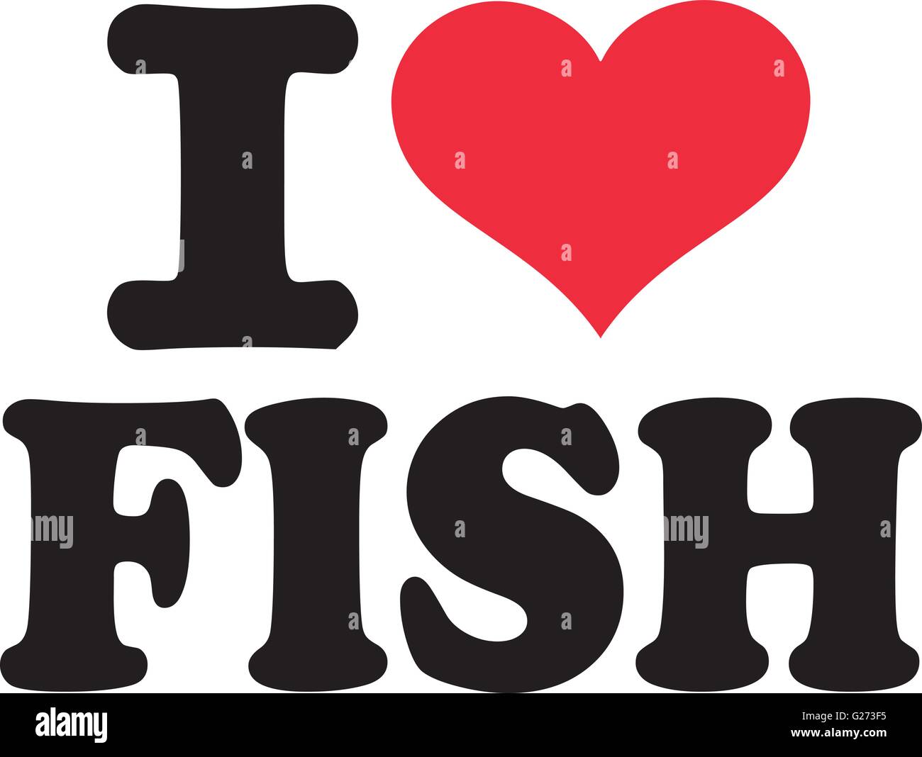 Fish heart Stock Vector Images - Alamy