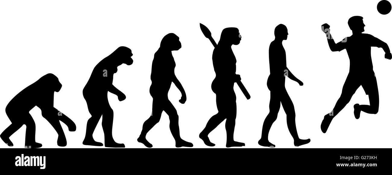Human evolution Black and White Stock Photos & Images - Alamy