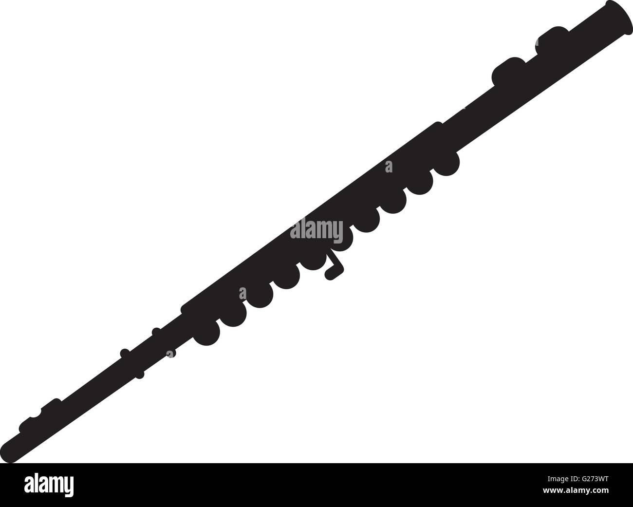 German flute Stock Vector Images - Alamy
