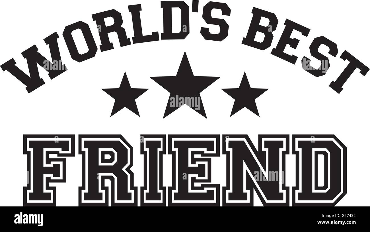 World's best friend text Stock Vector Image & Art - Alamy