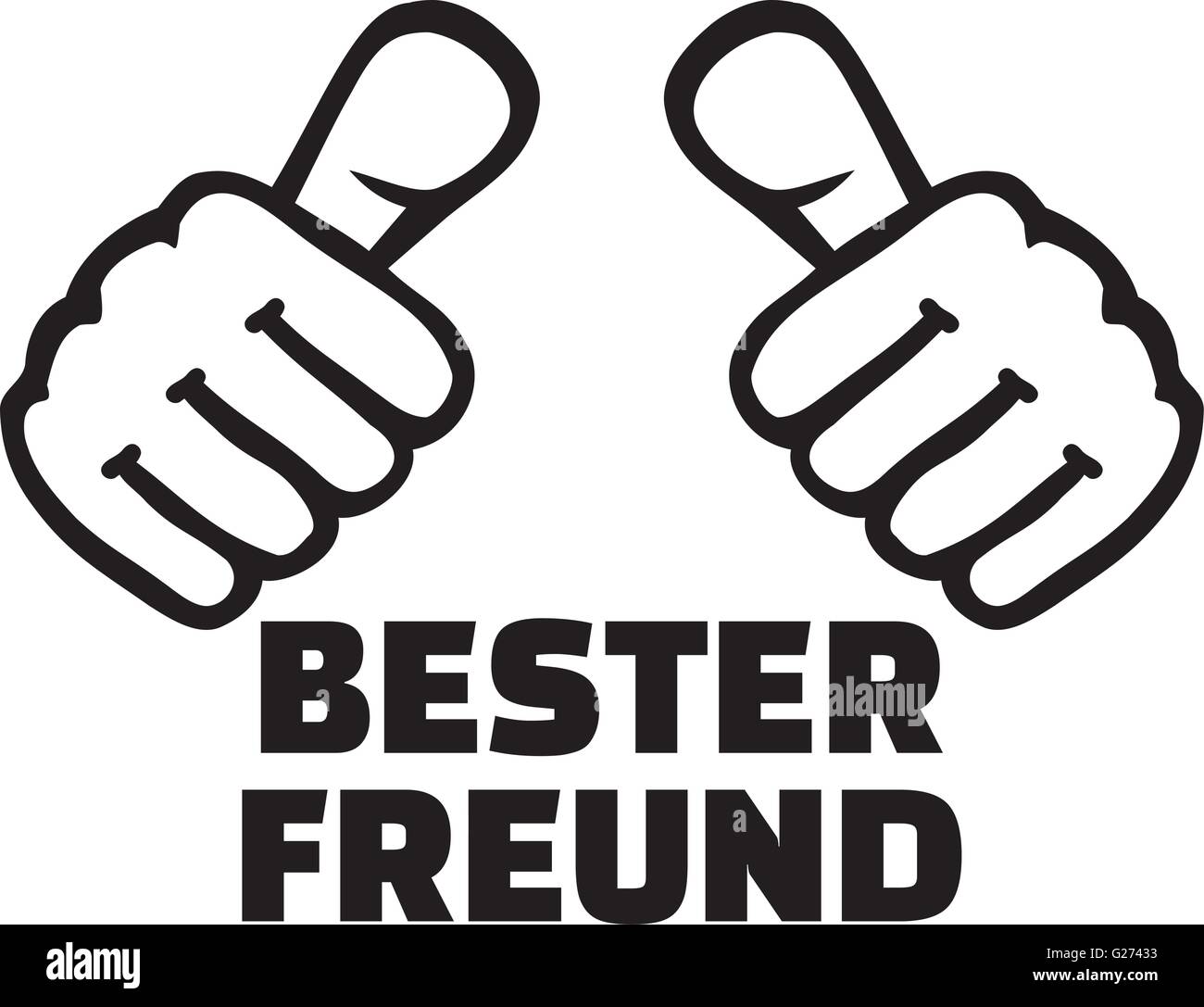 Best friend together Stock Vector Images - Alamy