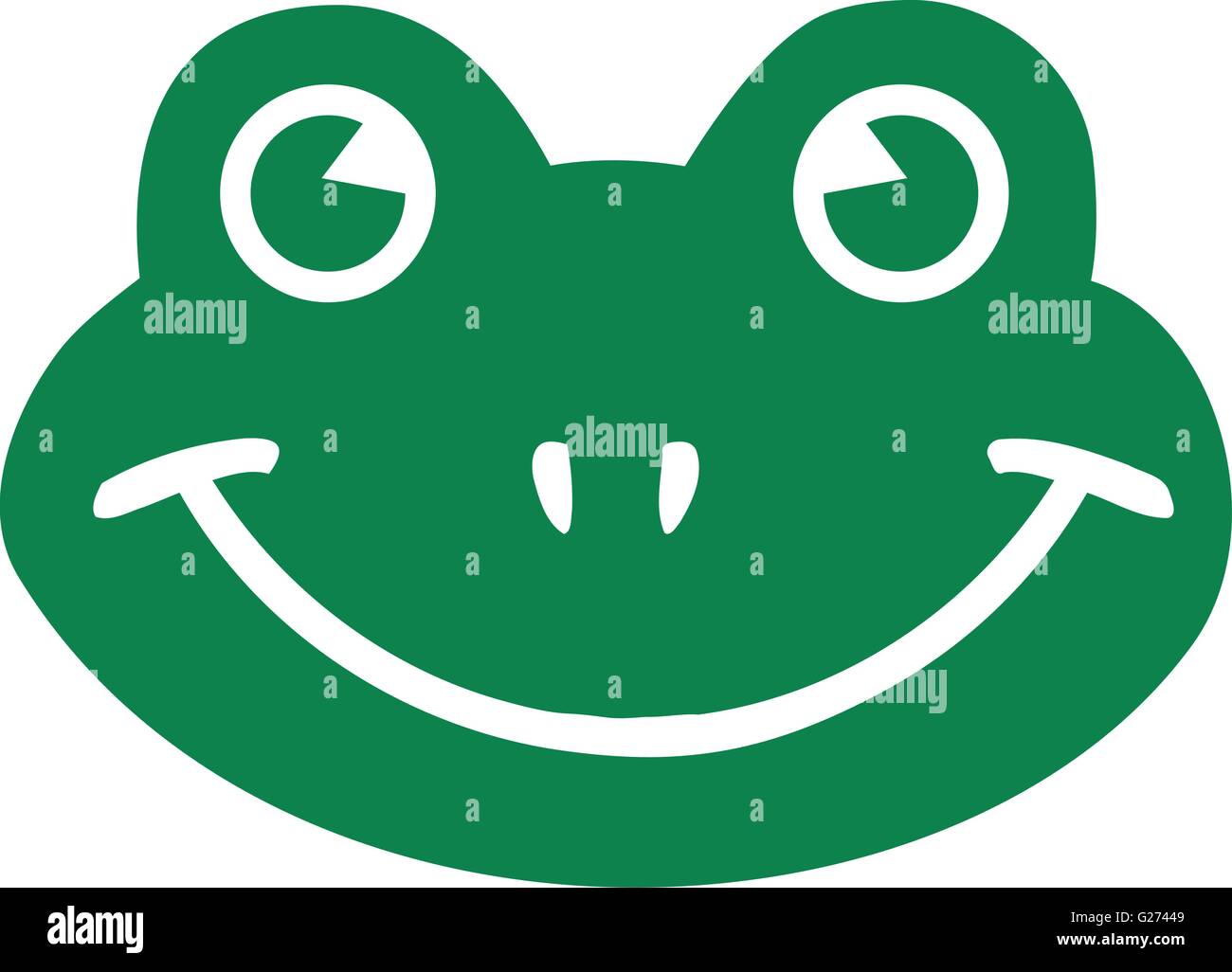 Cartoon frog head Stock Vector Image & Art - Alamy