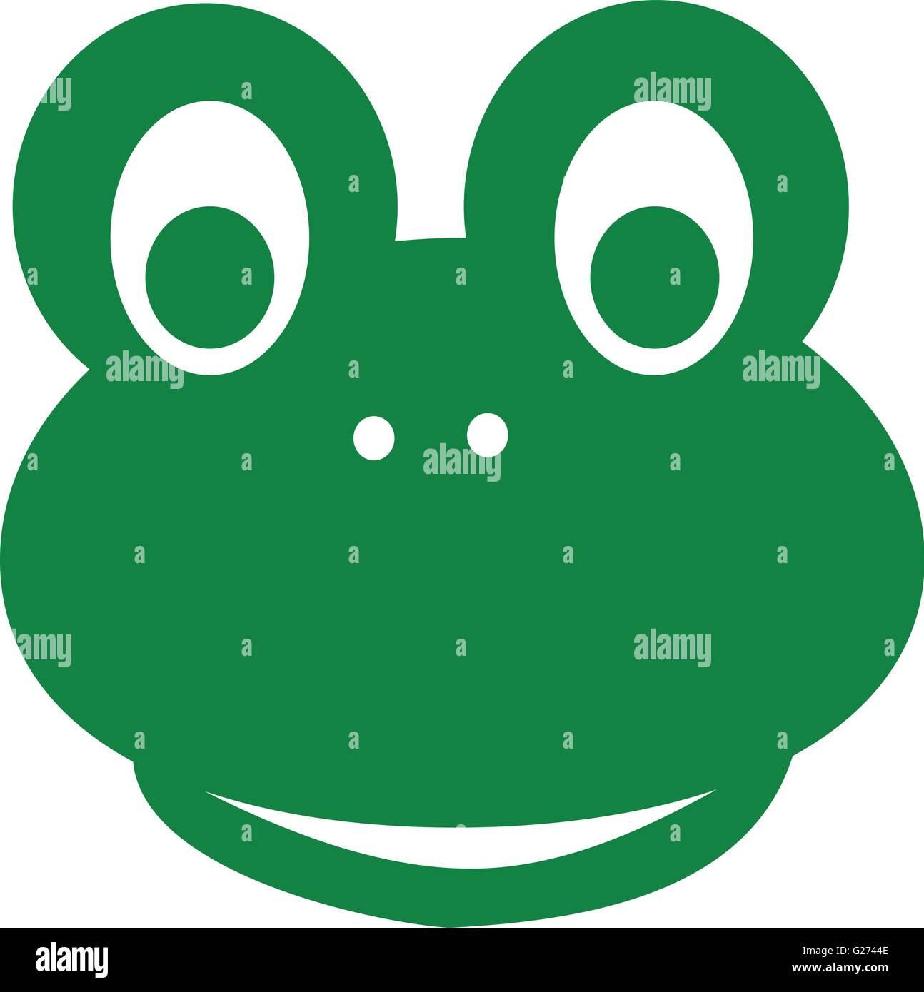 Frog face logo hi-res stock photography and images - Alamy