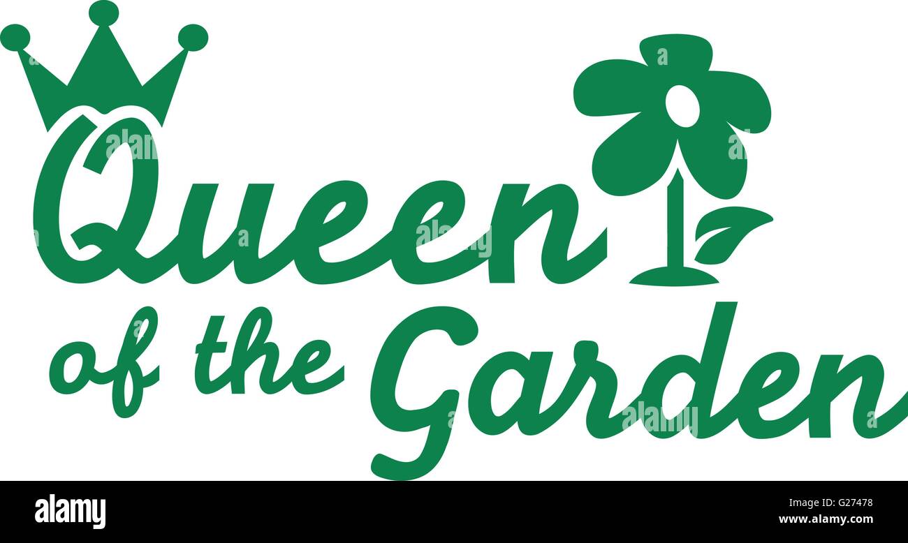 Queen of the garden Stock Vector Image & Art - Alamy