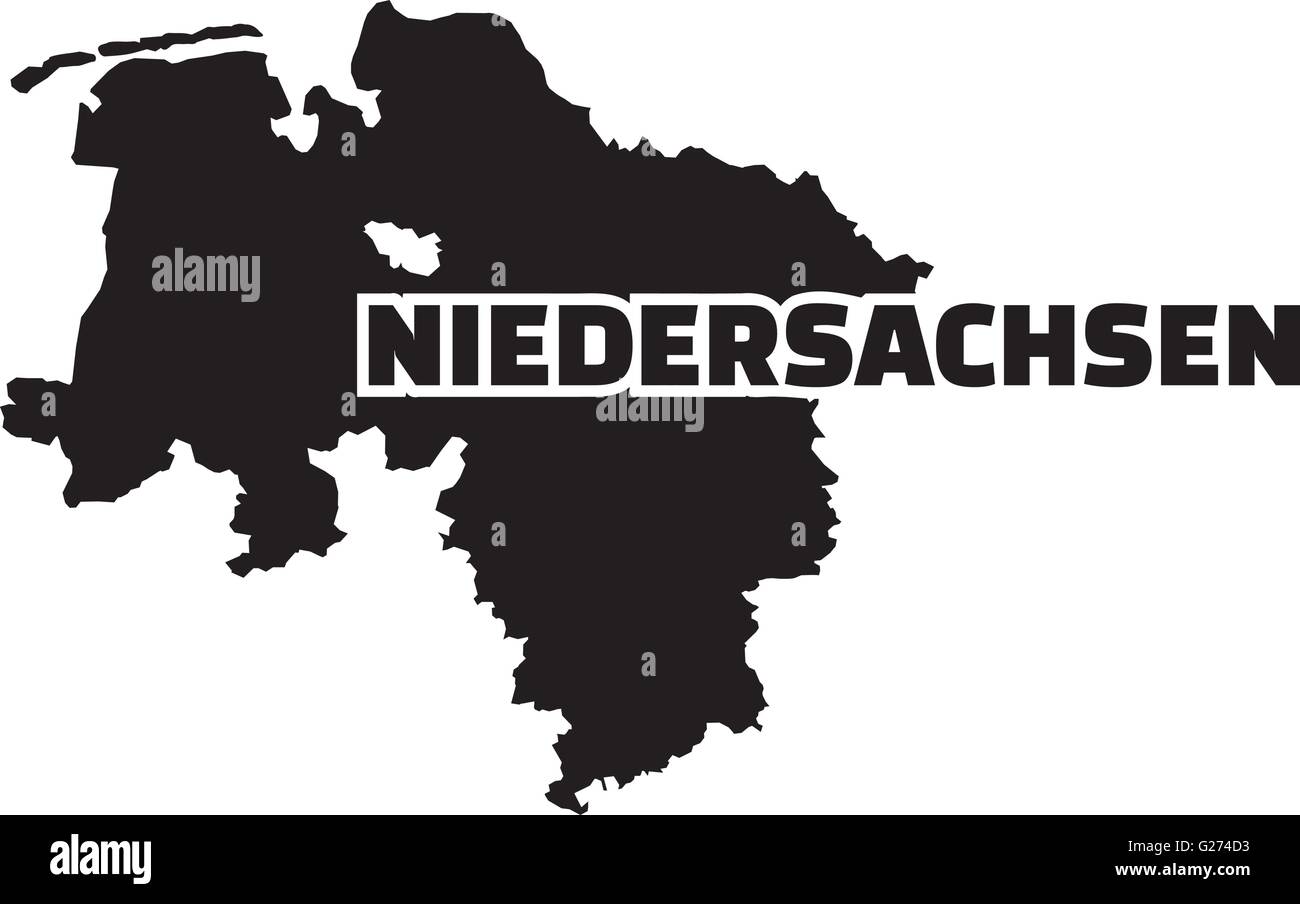 Lower saxony map hi-res stock photography and images - Alamy