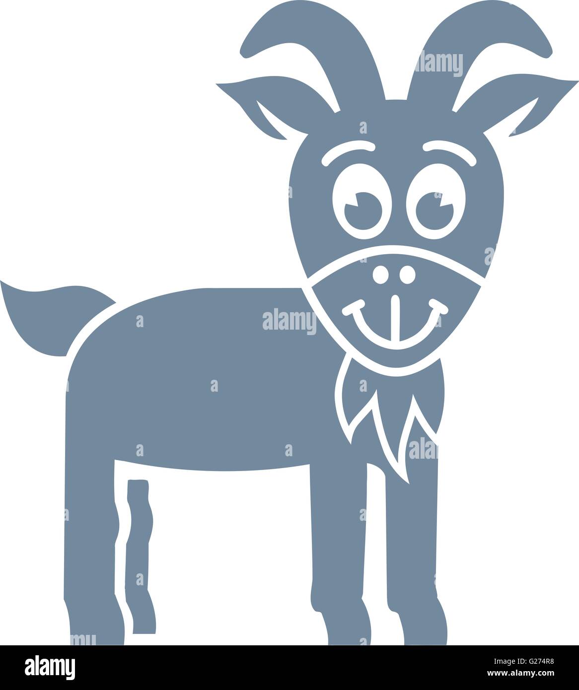 Comic goat hi-res stock photography and images - Alamy