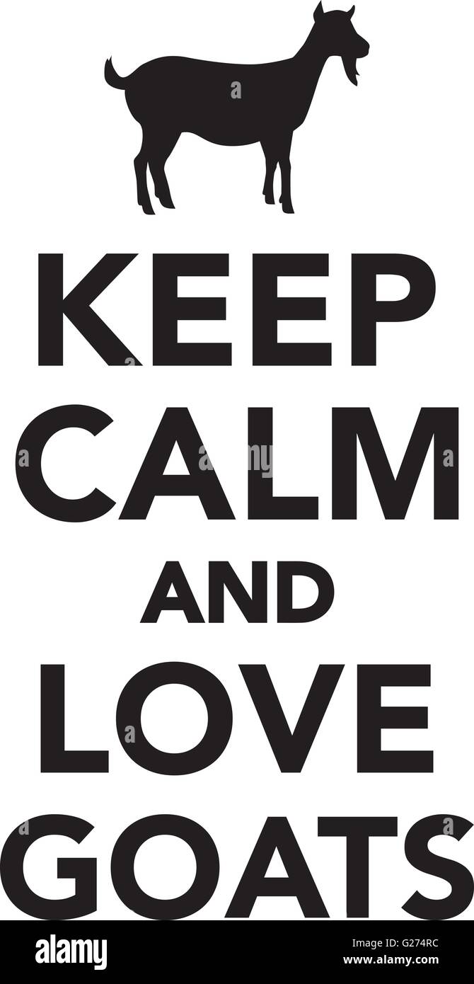 Keep goats Stock Vector Images - Alamy