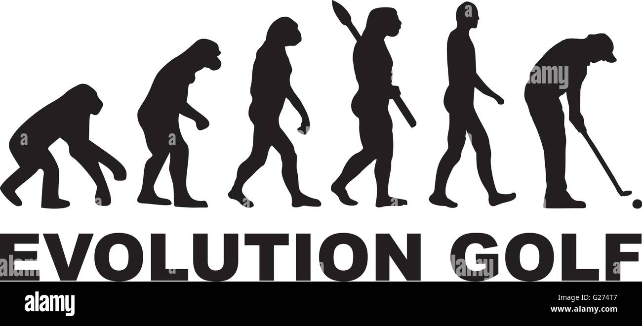 History of golf Stock Vector Images - Alamy