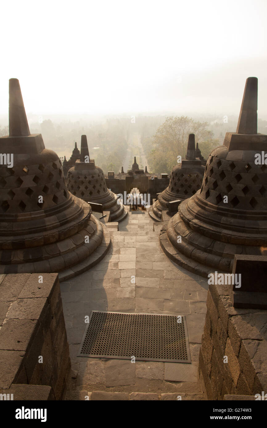 Borobudur Temple, Java island, Indonesia Stock Photo - Alamy