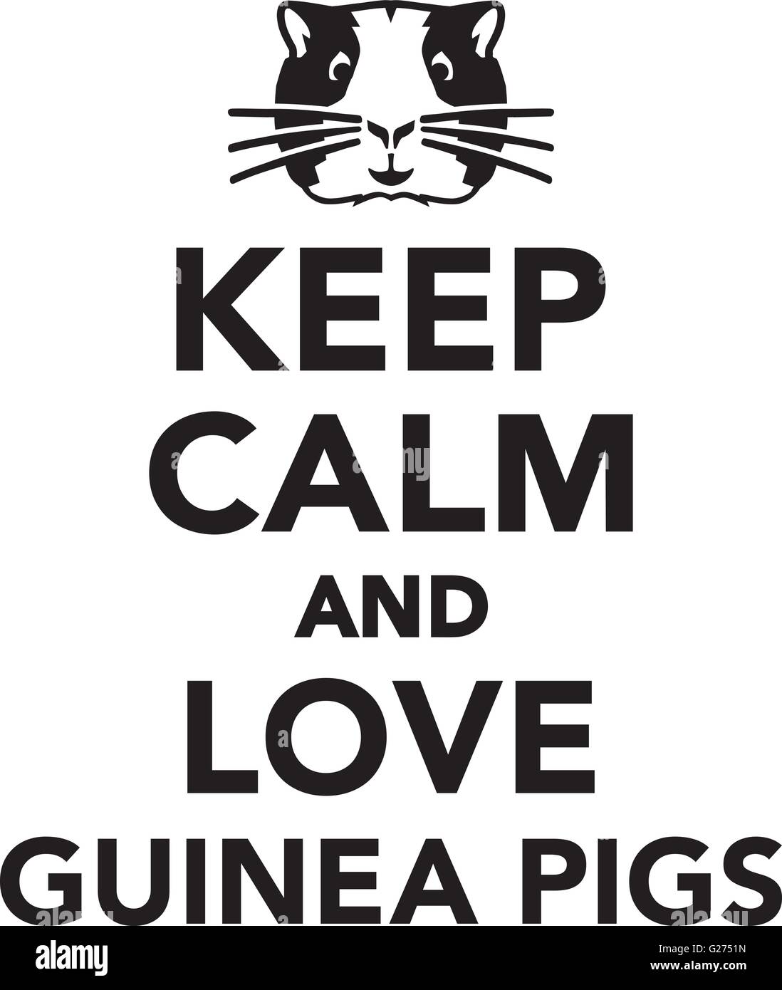 Guinea pig isolated Stock Vector Images - Alamy