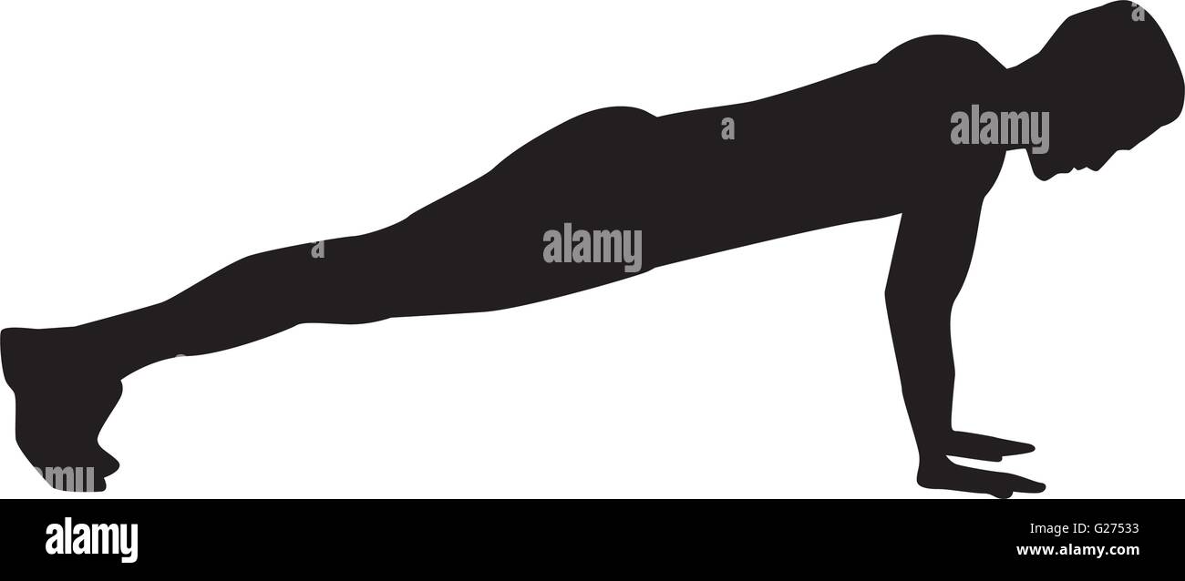 Fitness planking workout Stock Vector Image & Art - Alamy