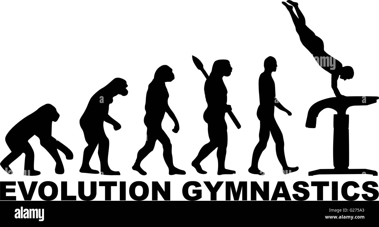 Evolution gymnastics vaulting table Stock Vector Image & Art - Alamy