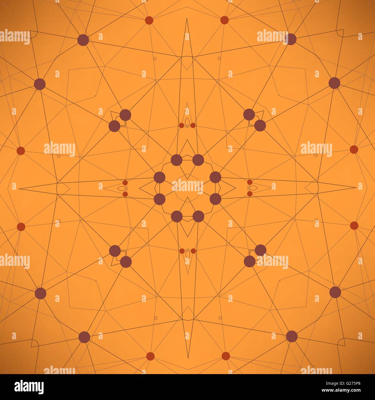 Orange Technology Background Stock Vector Image & Art - Alamy