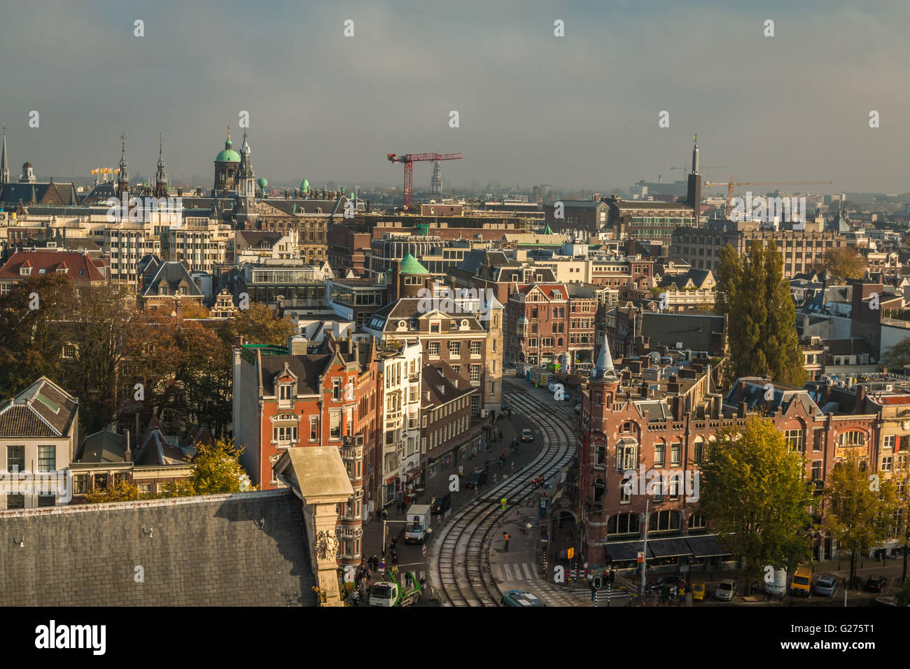 Panoramic view of Amsterdam Stock Photo - Alamy