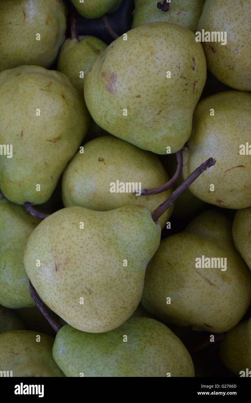 some pears on the market place in Bonn, Germany Stock Photo - Alamy
