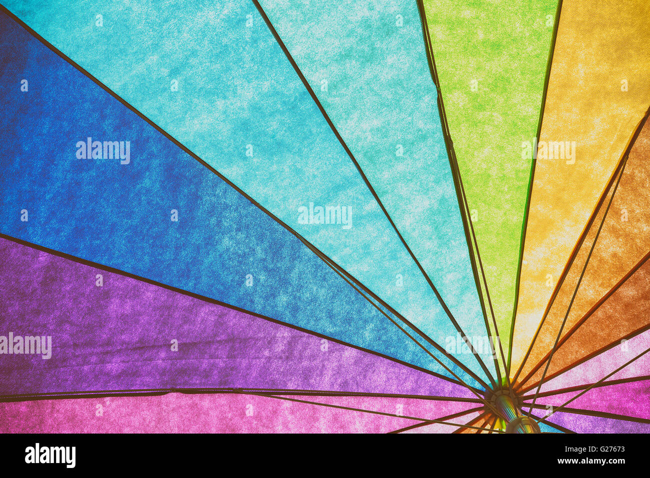 Beautiful rainbow fabric hi-res stock photography and images - Alamy