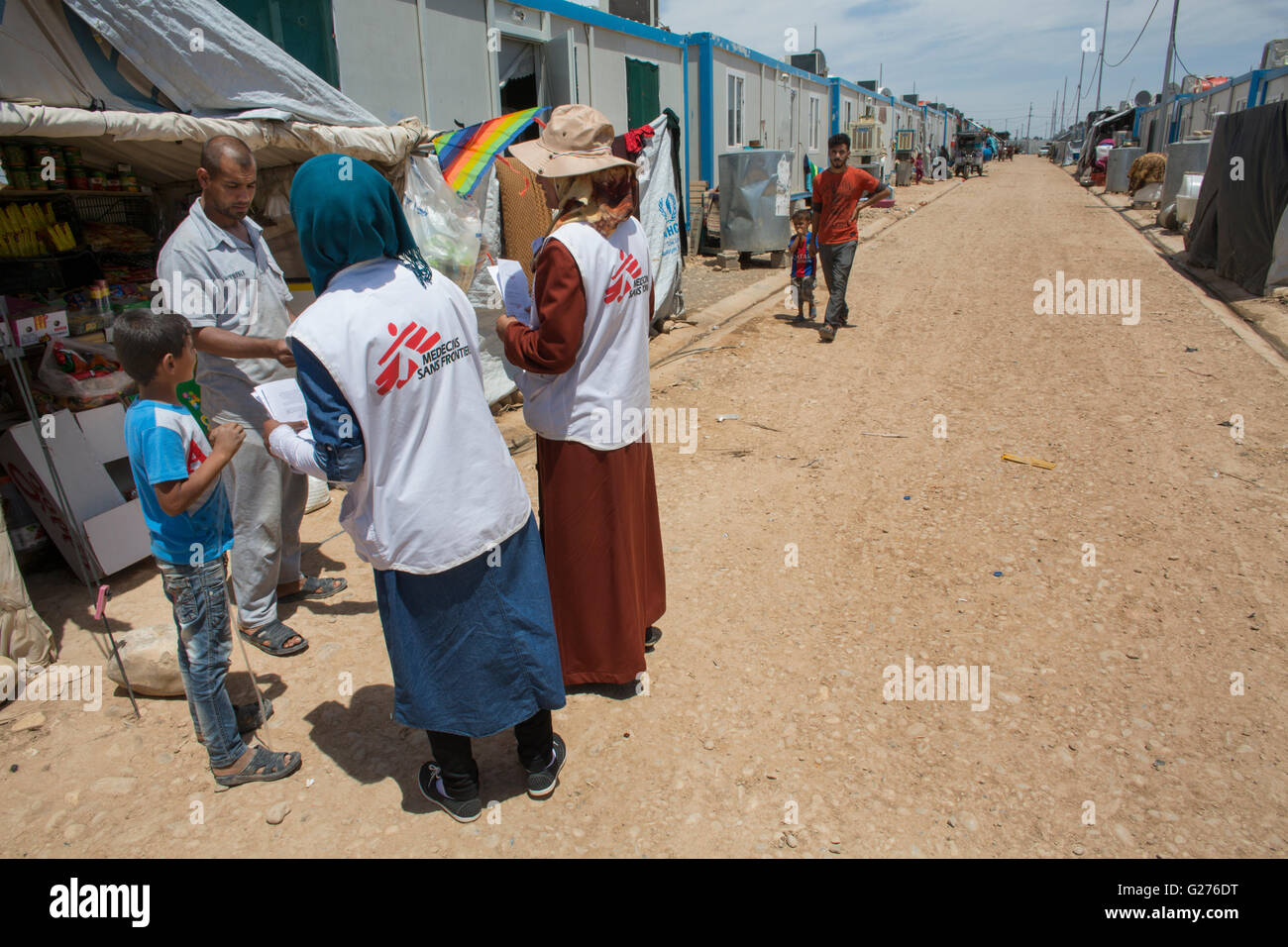 MSF mental health activities in Alwan refugee camp in Northern Iraq ...