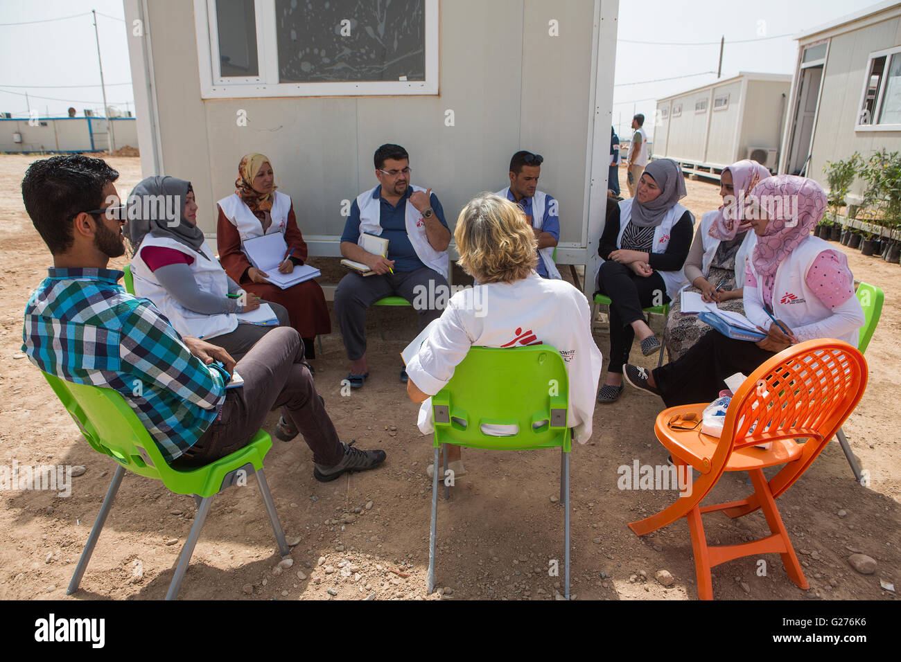 MSF mental health activities in Alwan refugee camp in Northern Iraq ...