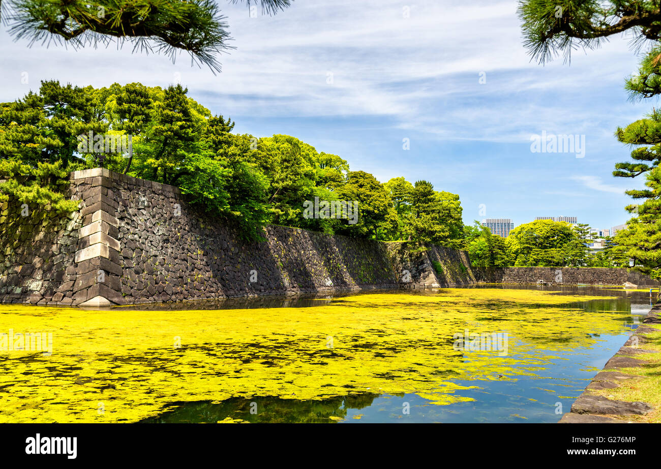 Tokyo imperial palace and moat hi-res stock photography and images - Alamy