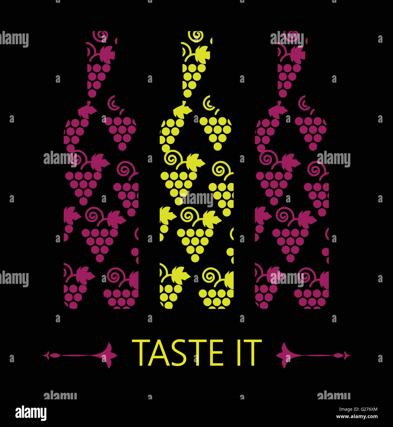 Red black grapes in Stock Vector Images - Alamy