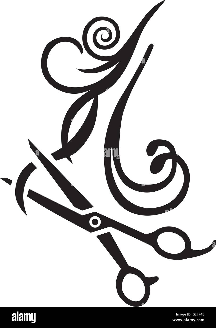 Blow dryer hair icon Stock Vector Images - Alamy