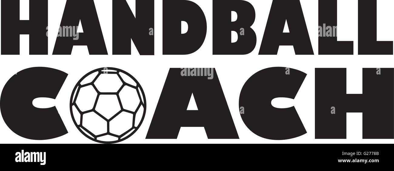 Handball coach Stock Vector Images - Alamy