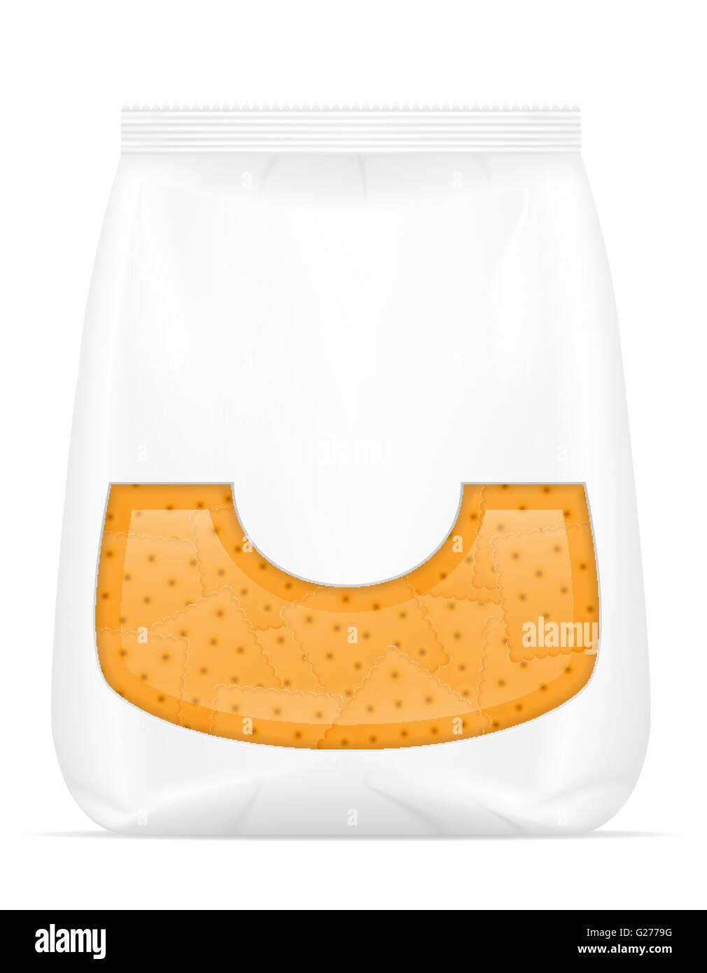 biscuit in packaging vector illustration isolated on white background ...