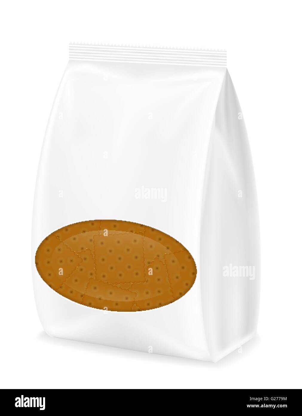 biscuit in packaging vector illustration isolated on white background ...