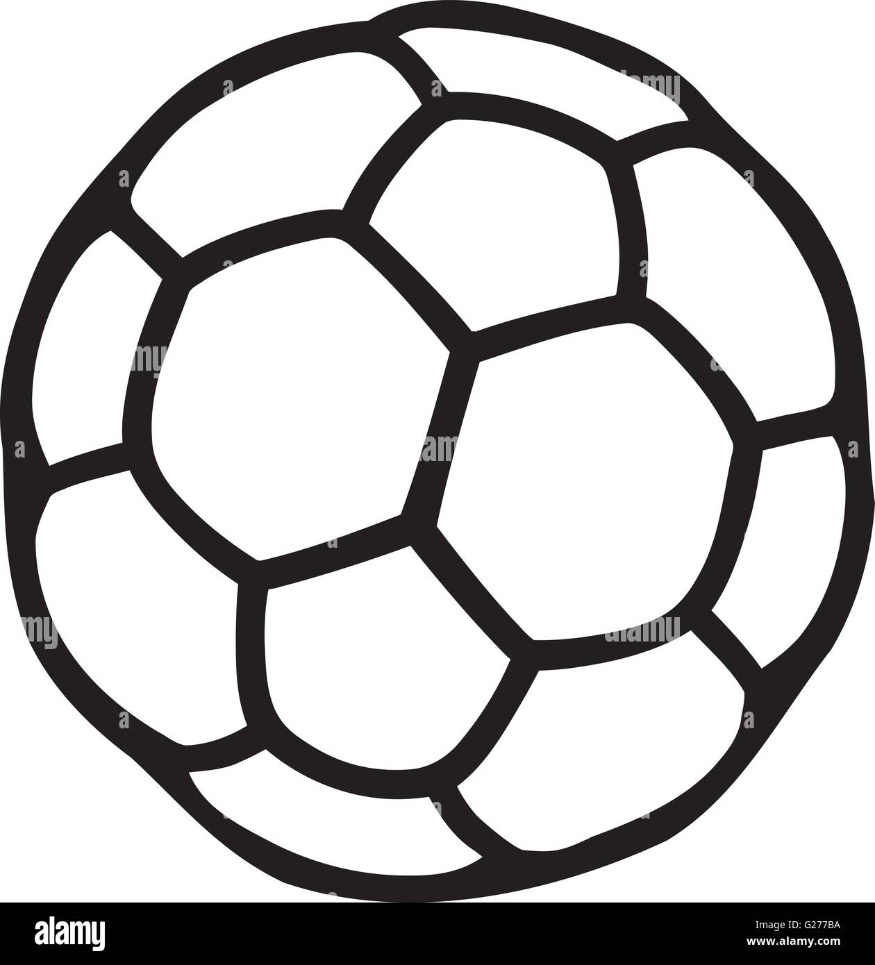 Handball Ball Pictogram Stock Vector Image & Art - Alamy