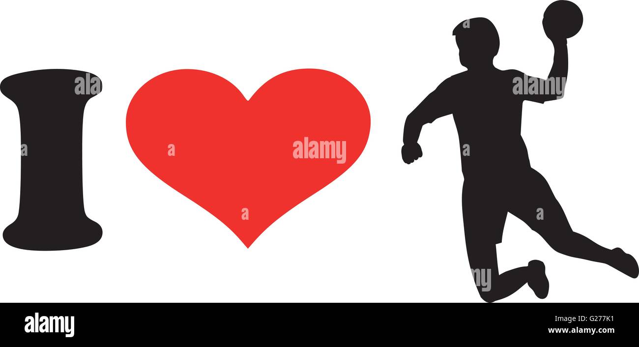 Love handball hi-res stock photography and images - Alamy